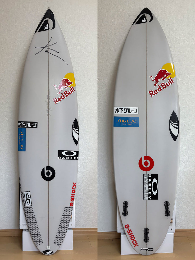 未使用品 直筆サイン入り Kanoa Igarashi 五十嵐カノア 使用済 HOLY TOLEDO 5'11.5" x 18.75" x ...